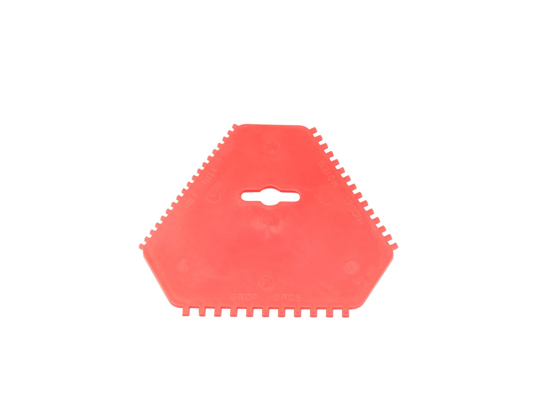 Glue comb - trowel for tilers